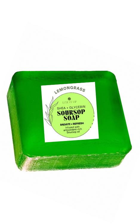 Soursop Glycerin Soap - Lemongrass – Lite it Up Products